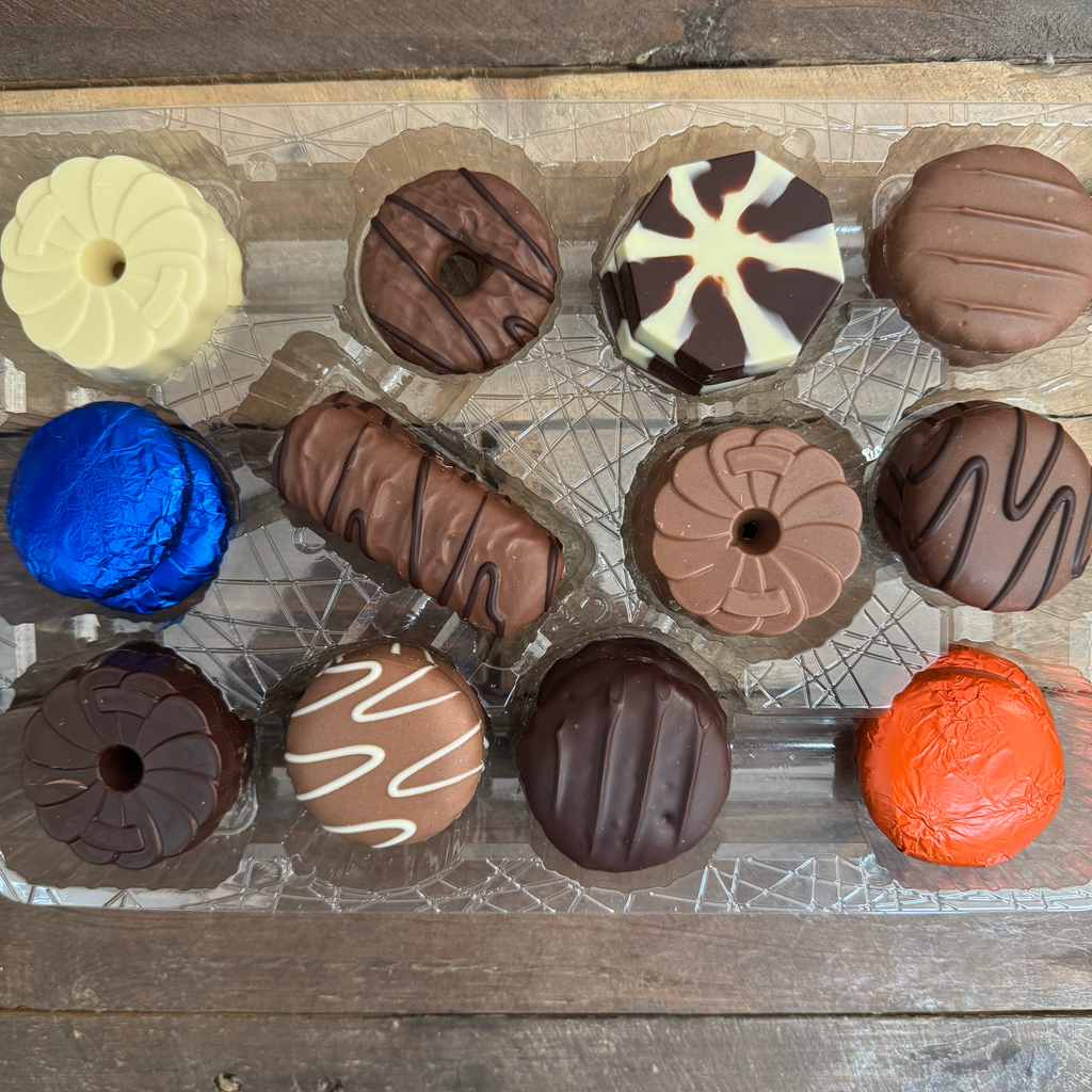 24x Low Price Fully Covered Luxury Milk, Dark & White Chocolate Biscui ...