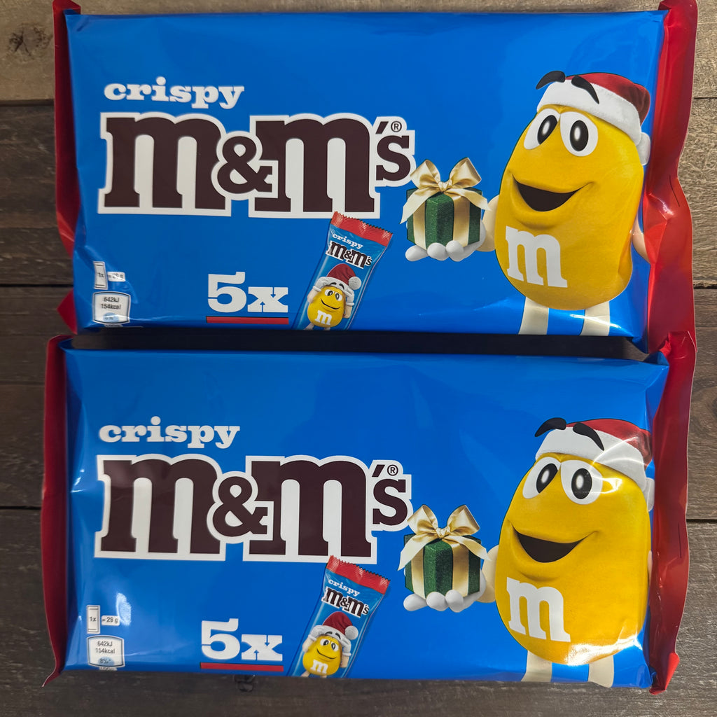 10x M&M's Crispy Milk Chocolate Bars (2 Packs of 5x29g) & Low Price ...