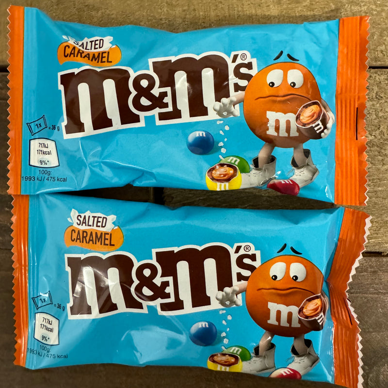 12x M&M's Salted Caramel & Milk Chocolate Bags (12x36g) & Low Price ...