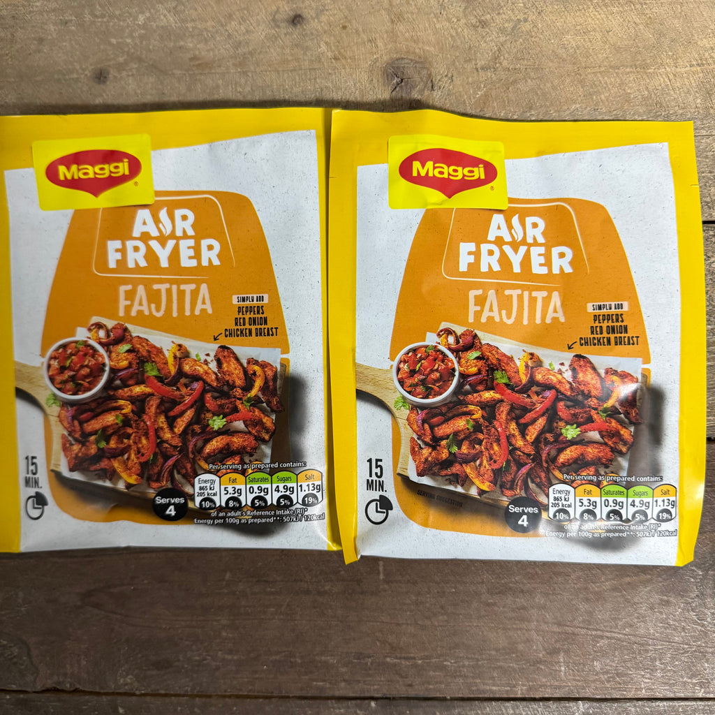 3x Maggi Air Fryer Fajita Recipe Mix Packs (3x27g) & Low Price Foods Ltd