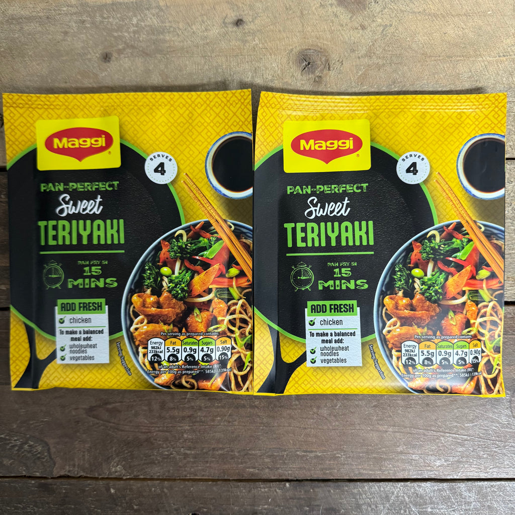 3x Maggi Pan Perfect Sweet Teriyaki Recipe Mixes (3x37g) & Low Price ...