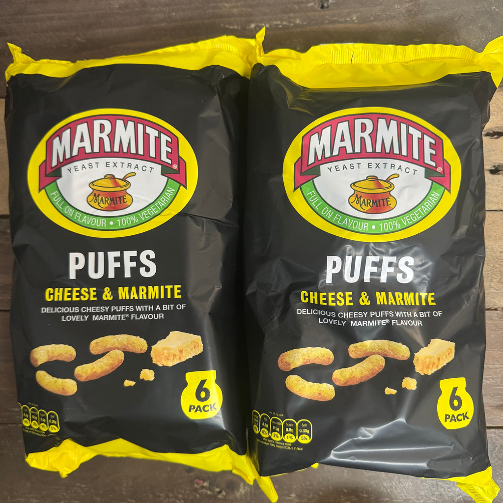 12x Marmite Cheese & Marmite Puffs Bags (2 Packs of 6x16.5g) & Low ...