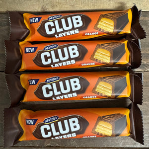 12x McVitie's Club Layers Orange Wafer Bars (12x39g) & Low Price Foods Ltd