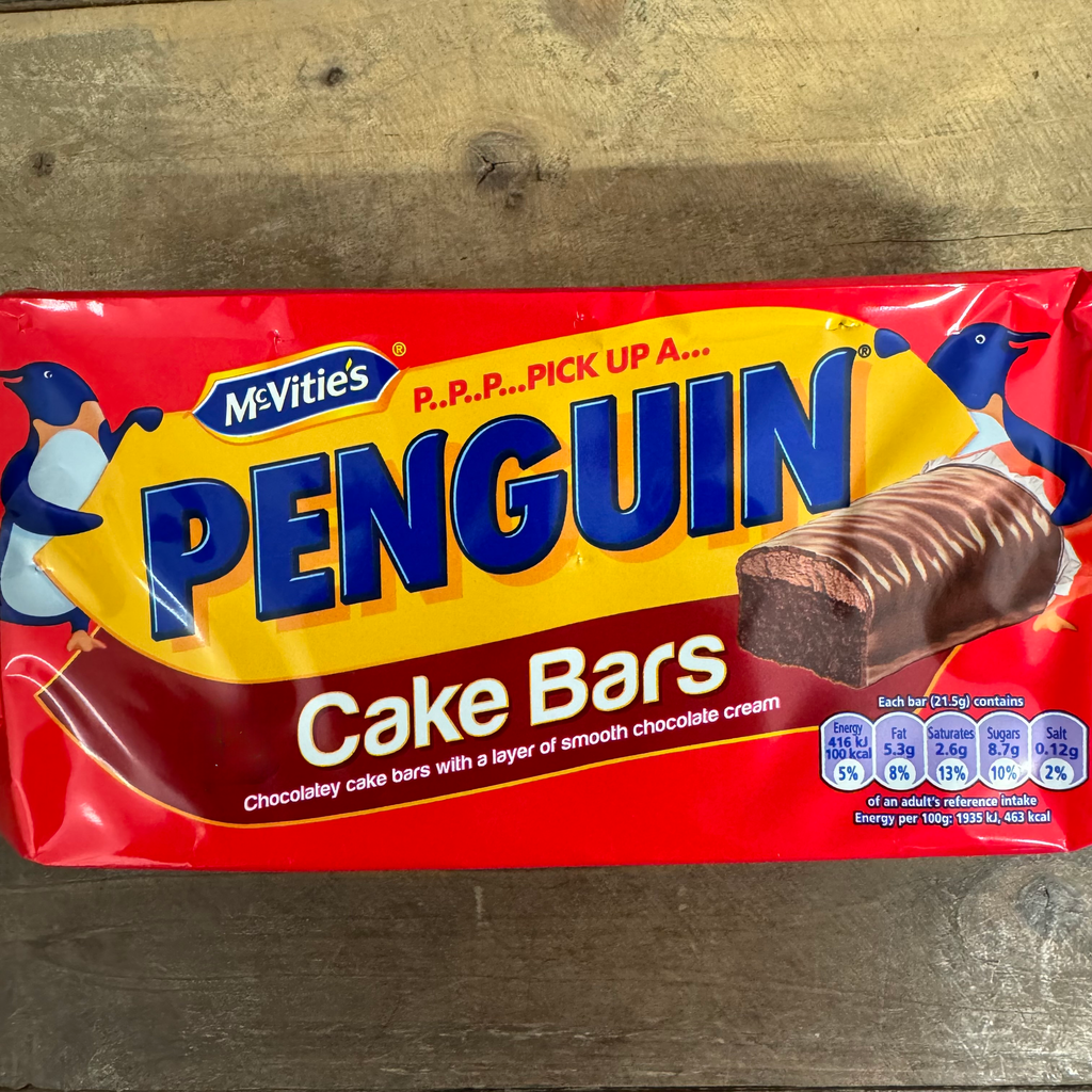20x McVitie's Penguin Cake Bars (2 Packs of 10x21.5g) & Low Price Foods Ltd
