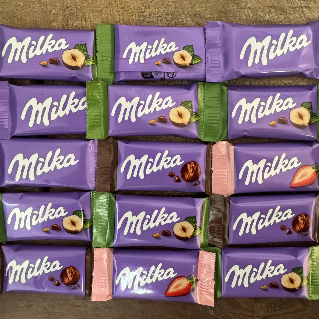 27x Milka Naps Mix Mini Chocolate Bars (1 Box of 138g) & Low Price ...