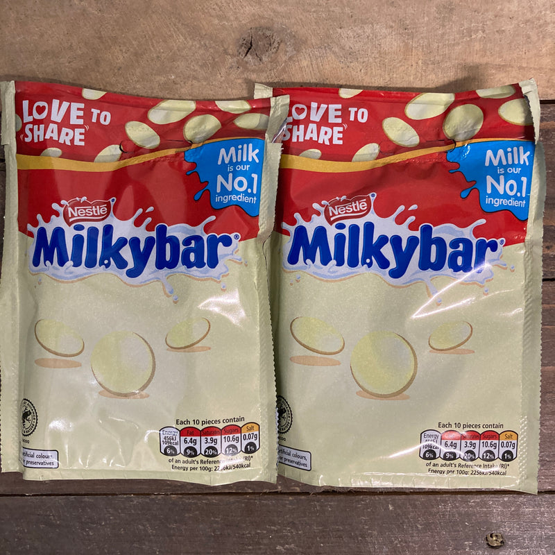3x Milkybar White Chocolate Giant Buttons Share Bags (3x94g) & Low ...