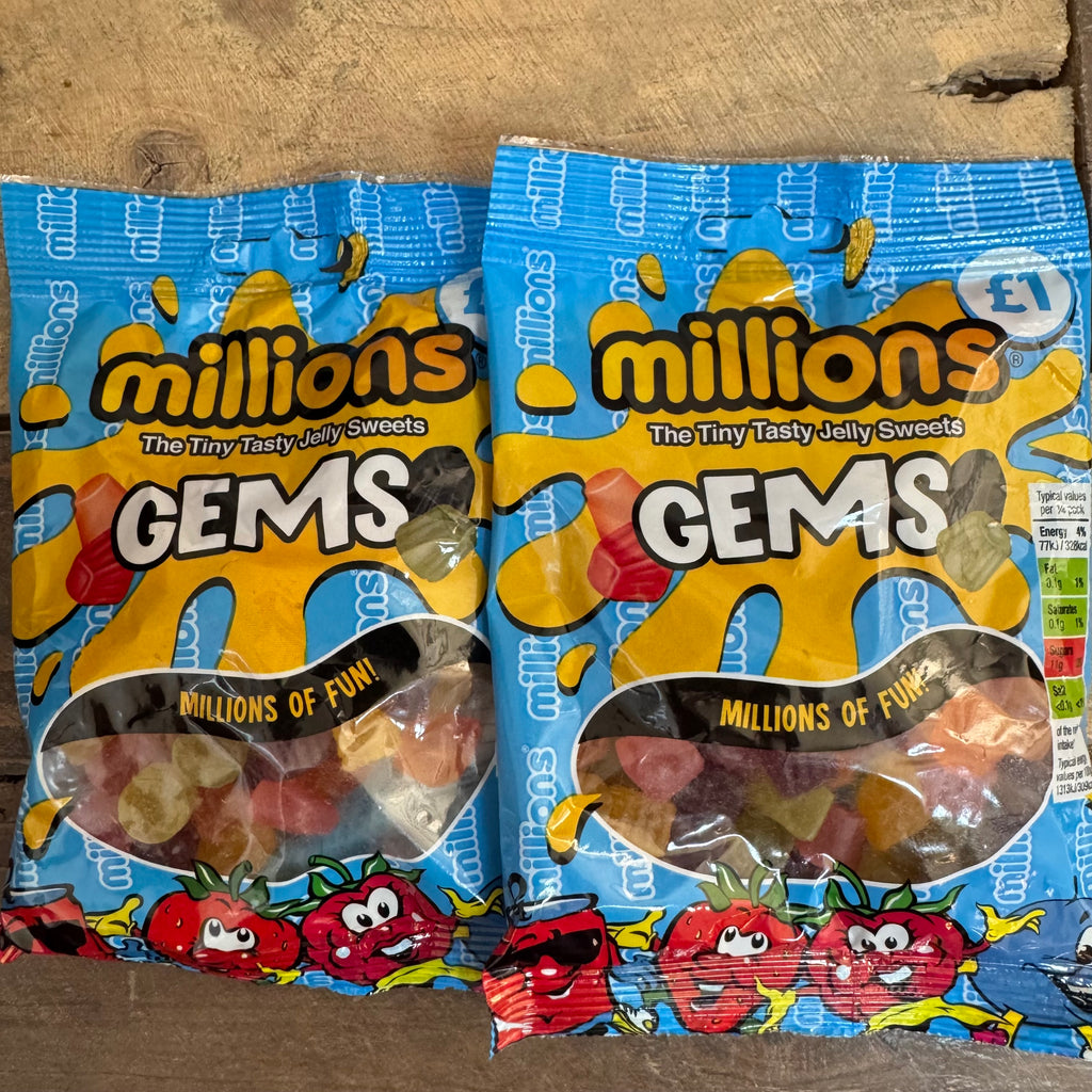 3x Millions Gems Share Bags (3x120g) & Low Price Foods Ltd