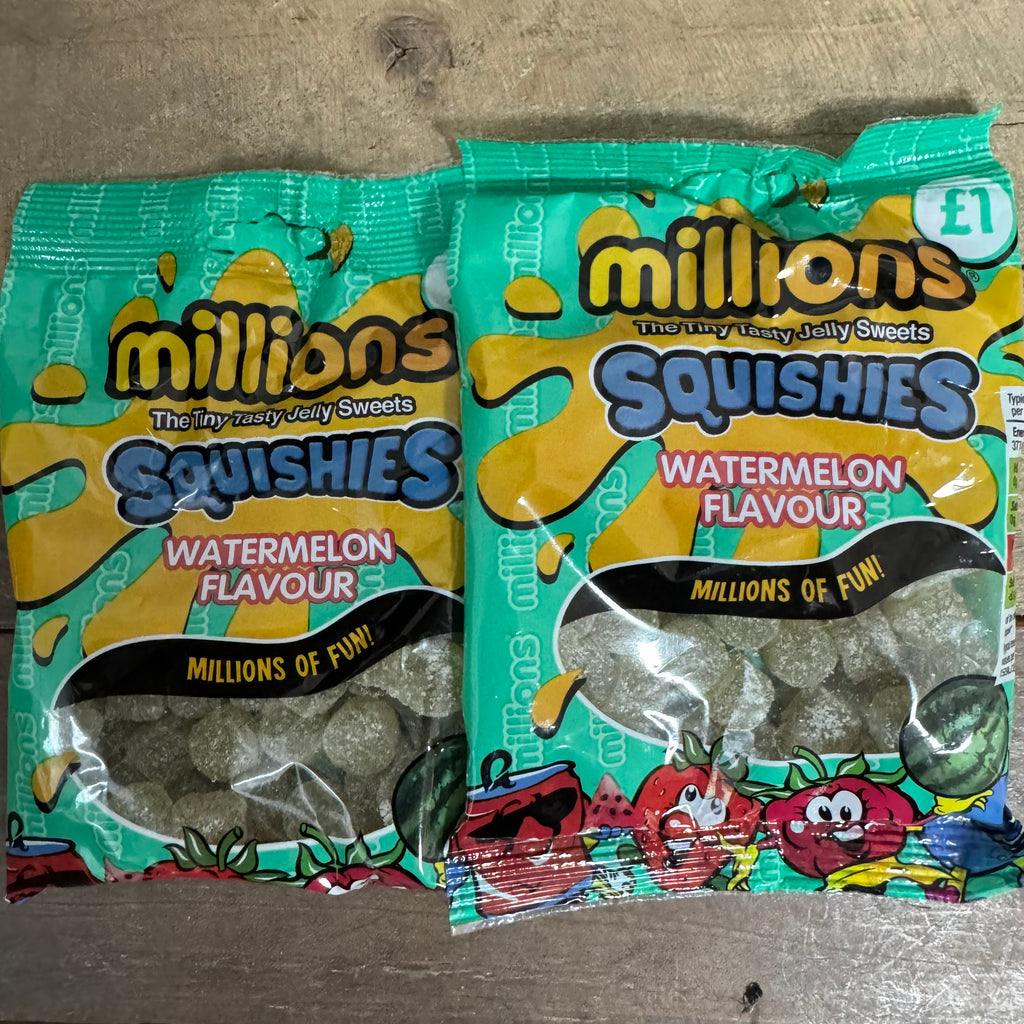 3x Millions Squishies Watermelon Share Bags (3x120g) & Low Price Foods Ltd