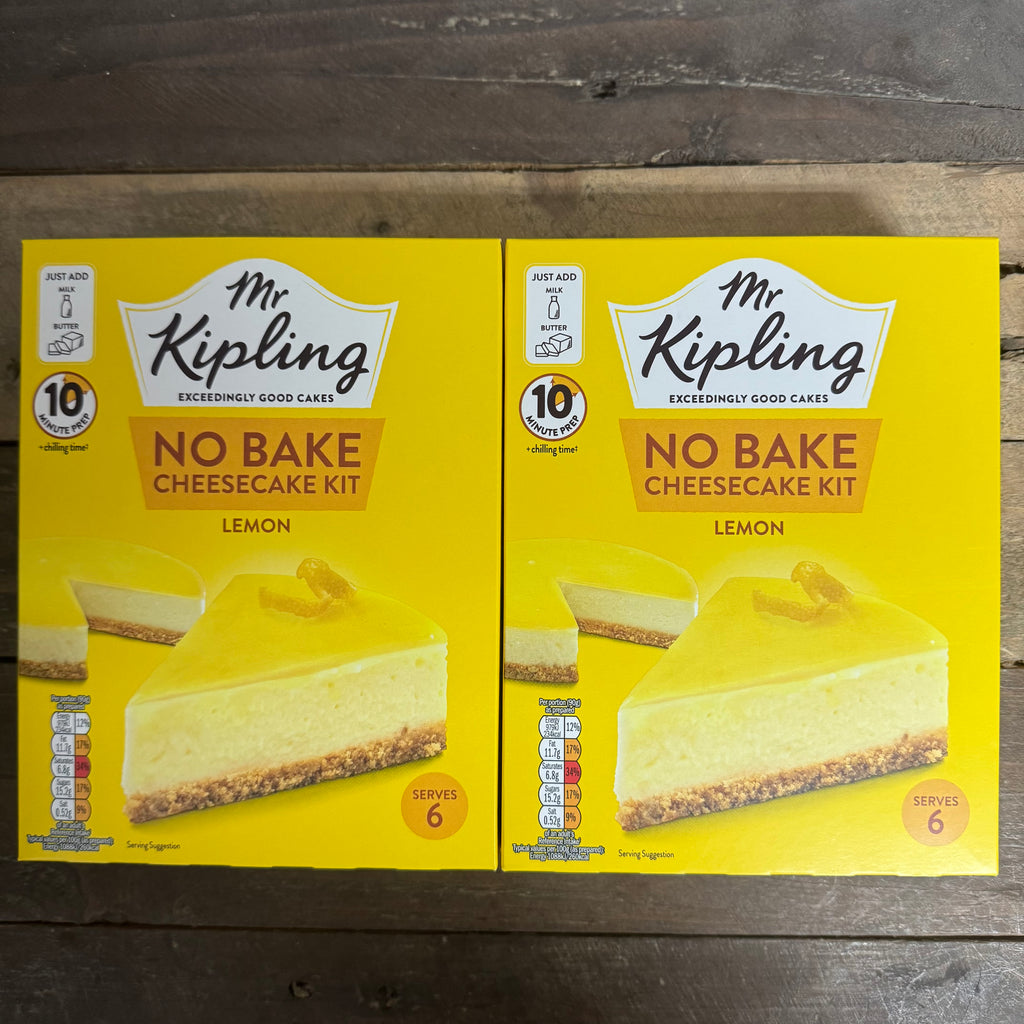 2x Mr Kipling Lemon No Bake Cheesecake Kits (2x230g) & Low Price Foods Ltd