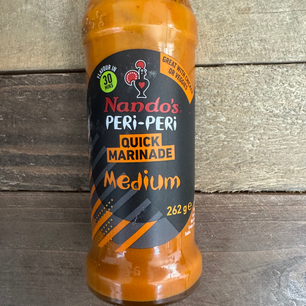 Nando's Peri-Peri Quick Marinade Medium (1x262g) & Low Price Foods Ltd