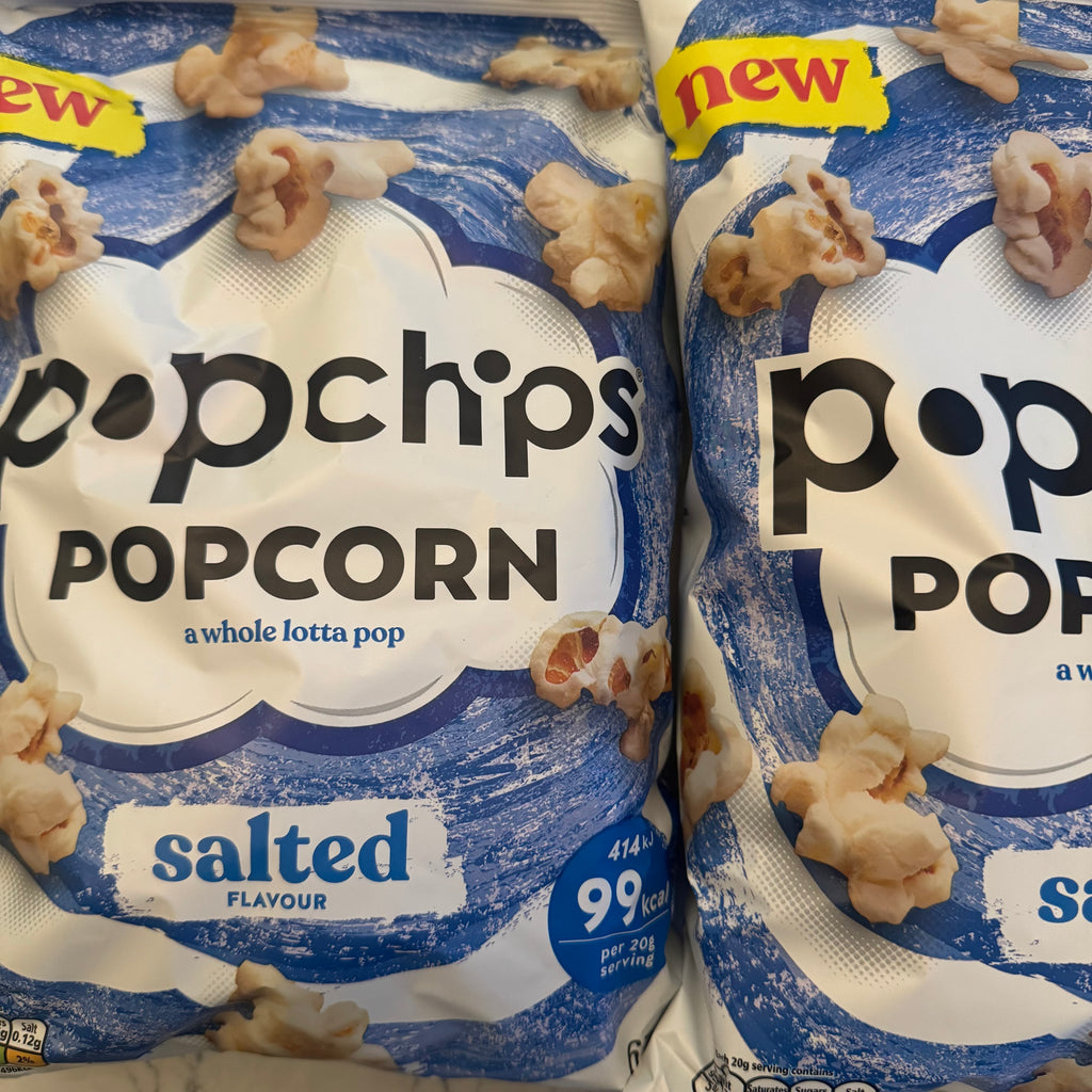 4x Popchips Salted Flavour Popcorn Share Bags (4x67g) & Low Price Foods Ltd