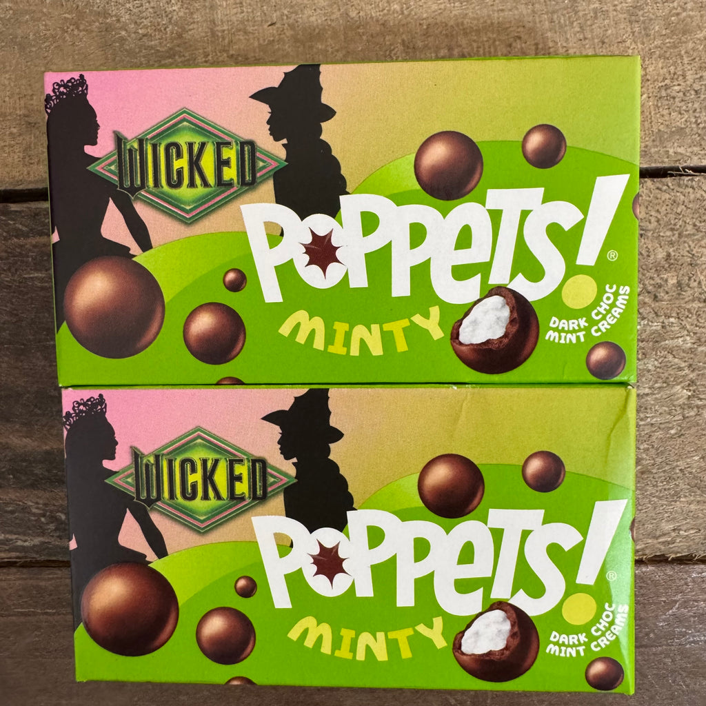 12x Poppets Dark Choc Mint Creams Boxes (12x40g) & Low Price Foods Ltd