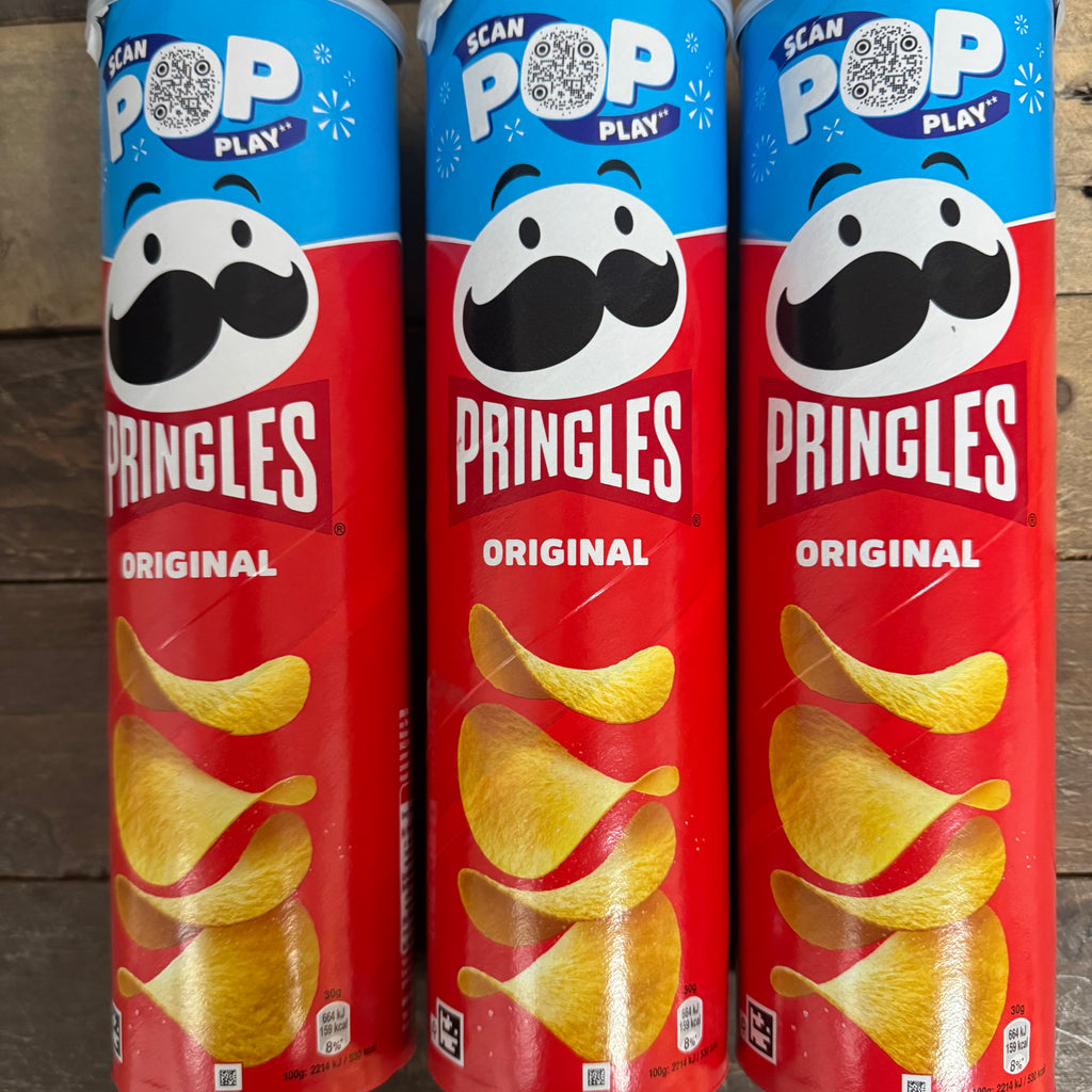 3x Pringles Original Crisps Sharing Tubes (3x185g) & Low Price Foods Ltd