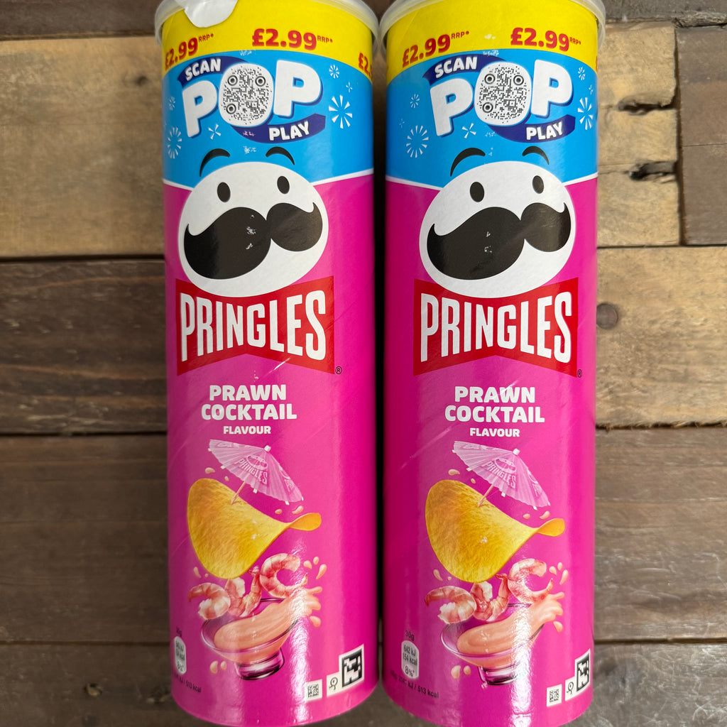 3x Pringles Prawn Cocktail Sharing Tubes (3x165g) & Low Price Foods Ltd