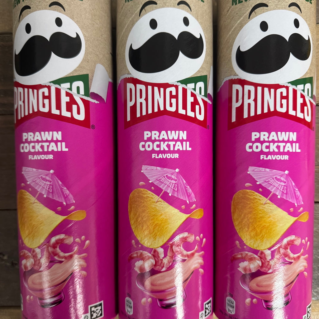 3x Pringles Prawn Cocktail Crisps Sharing Tubes (3x185g) & Low Price ...