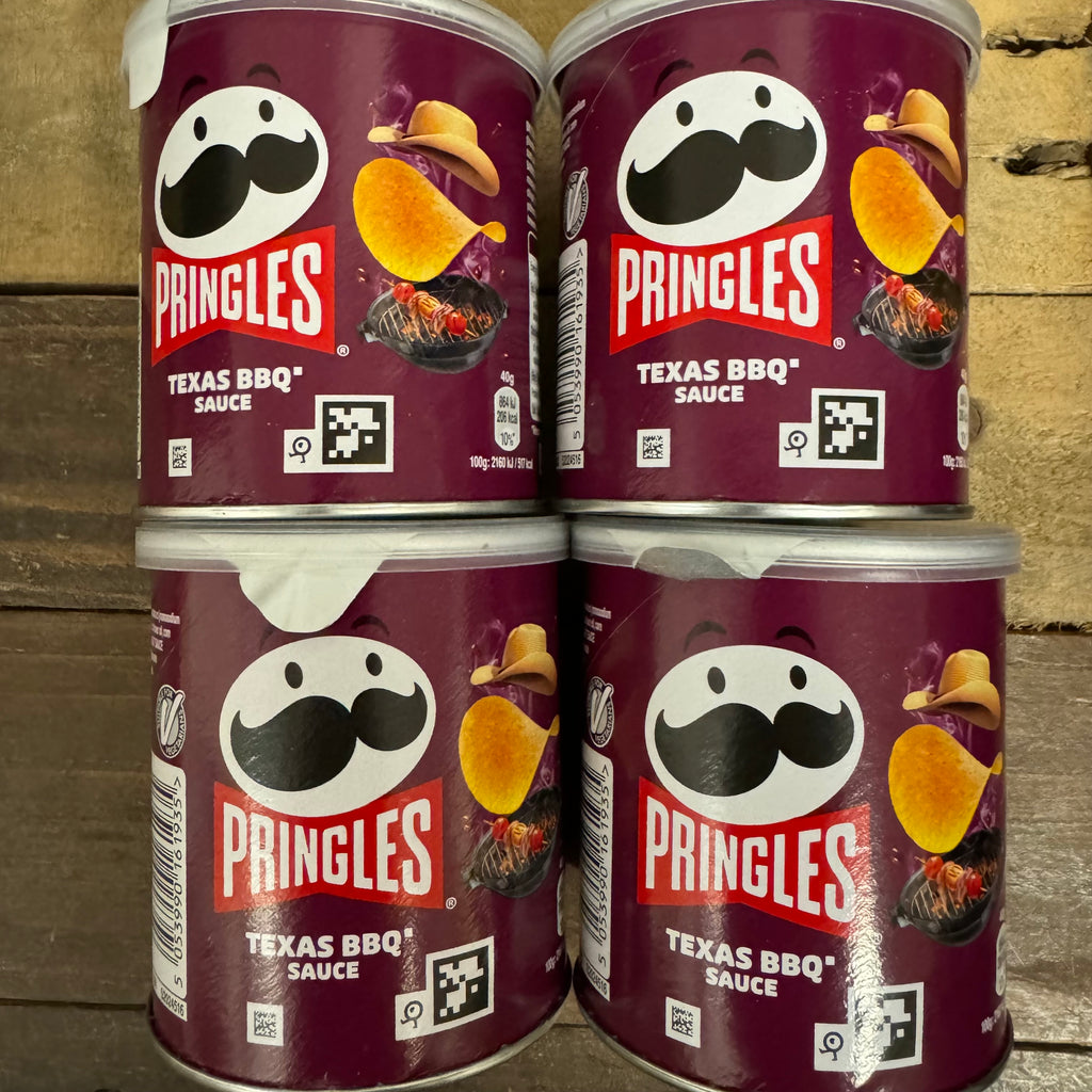 6x Pringles Texas BBQ Sauce Crisps Tubs (6x40g) & Low Price Foods Ltd