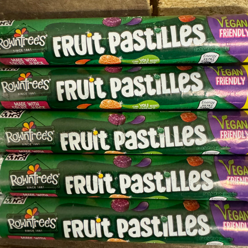12x Rowntree's Fruit Pastilles Sweets Tubes (12x48g) & Low Price Foods Ltd