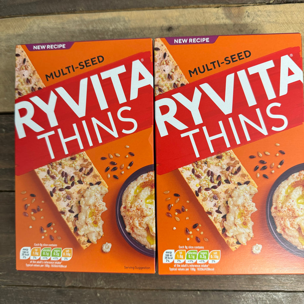 2x Ryvita Multi-Seed Thins Packs (2x125g) & Low Price Foods Ltd