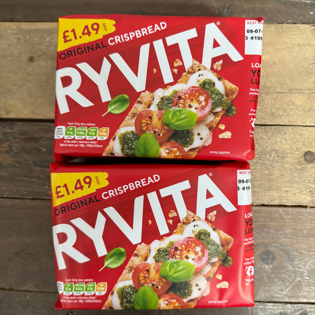 2x Ryvita Original Crispbread Packs (2x200g) & Low Price Foods Ltd