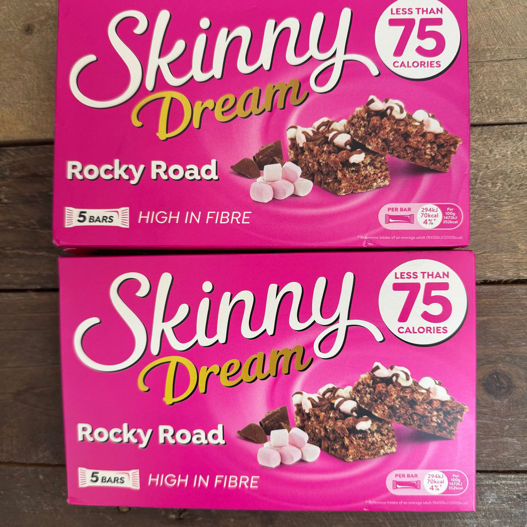 15x Skinny Dream Rocky Road Bars (3 Packs of 5x20g) & Low Price Foods Ltd