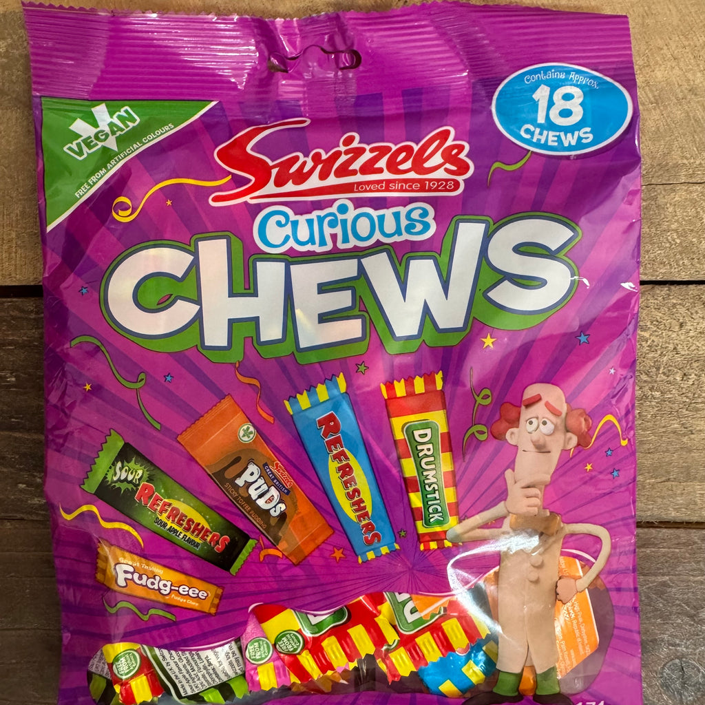 72x Swizzels Curious Chews (4 Bags of 18) & Low Price Foods Ltd