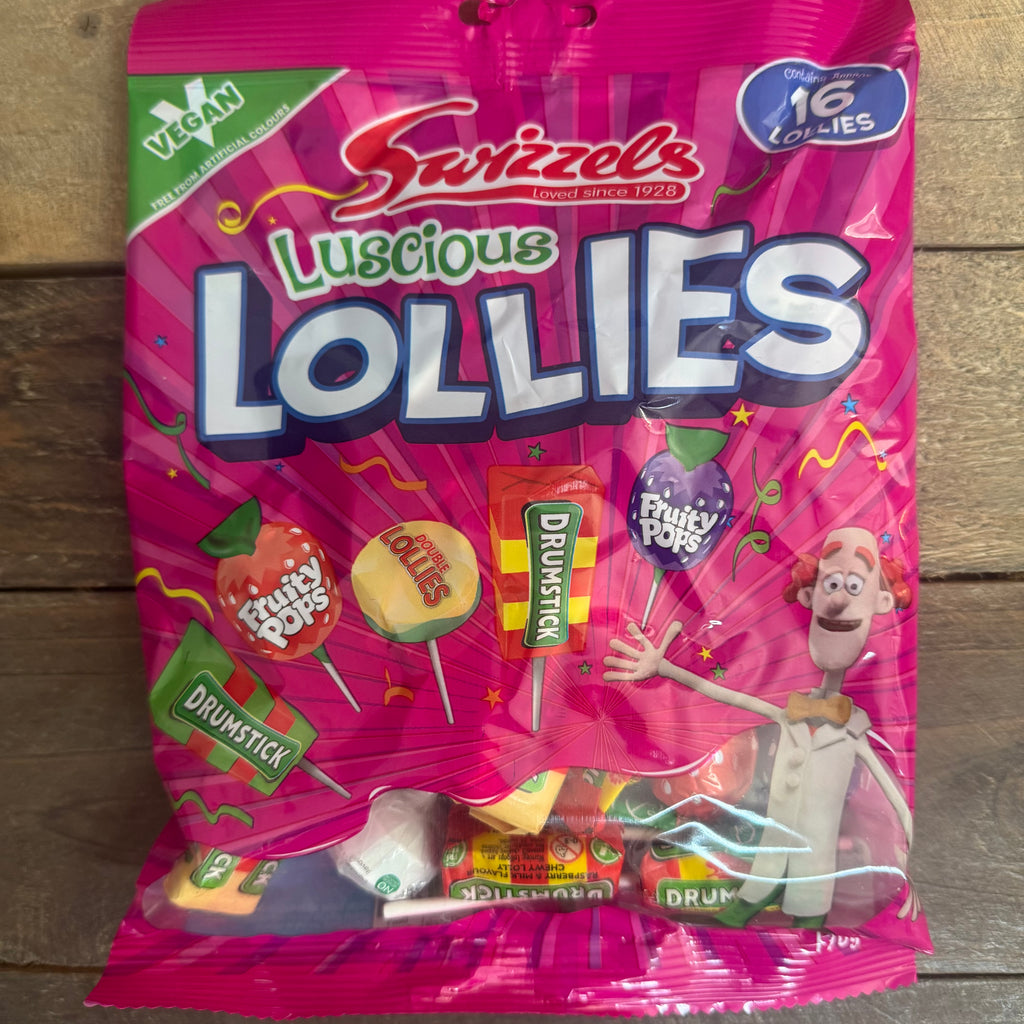 64x Swizzels Luscious Lollies (4 Bags of 16) & Low Price Foods Ltd