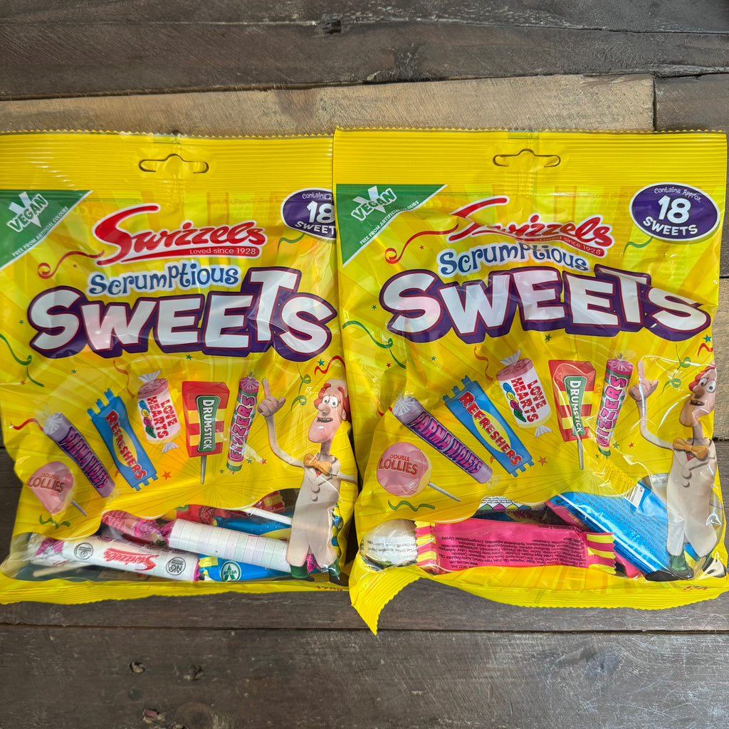 72x Swizzels Scrumptious Sweets (4 Bags of 18) & Low Price Foods Ltd