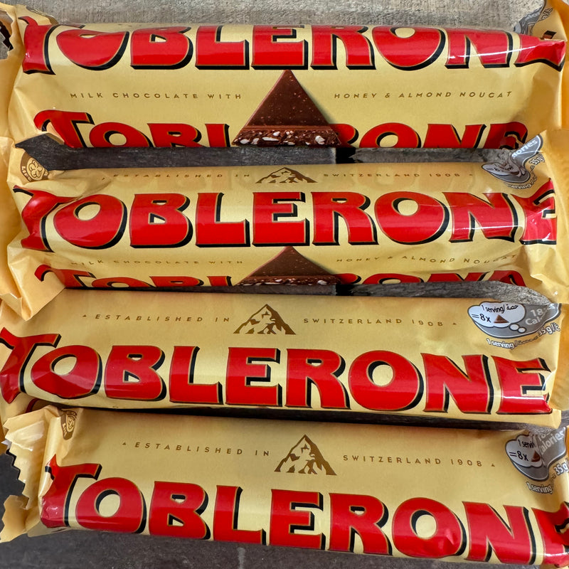 24x Toblerone Milk Chocolate Bars (24x35g) & Low Price Foods Ltd