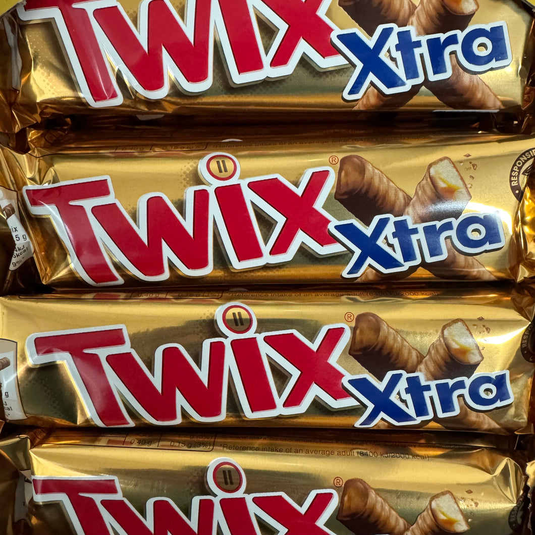 12x Twix Xtra Chocolate Biscuit Bars (12x75g) & Low Price Foods Ltd