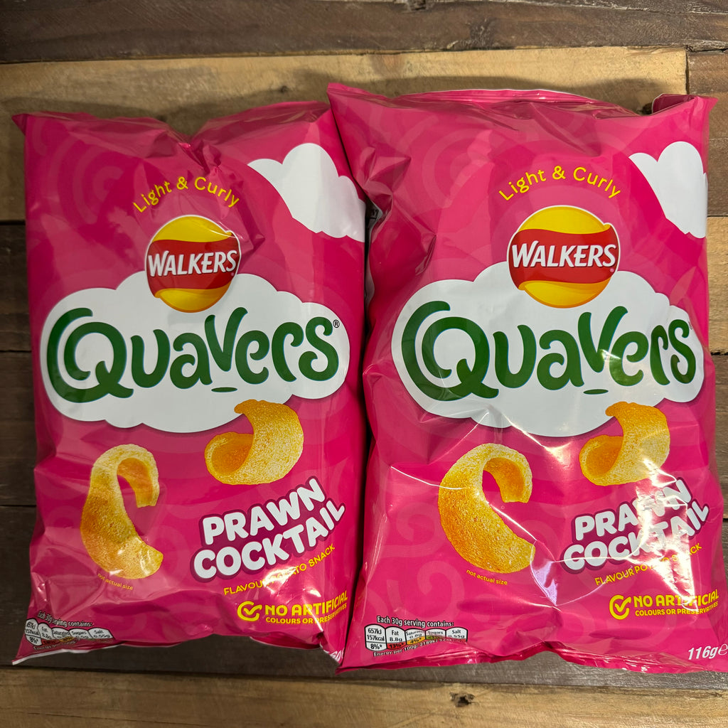3x Walkers Quavers Prawn Cocktail Share Bags (3x116g) & Low Price Foods Ltd