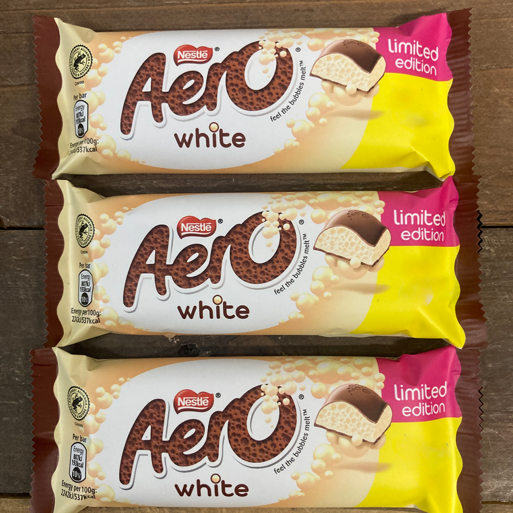 12x Aero White Milk Chocolate Bars (12x36g) & Low Price Foods Ltd