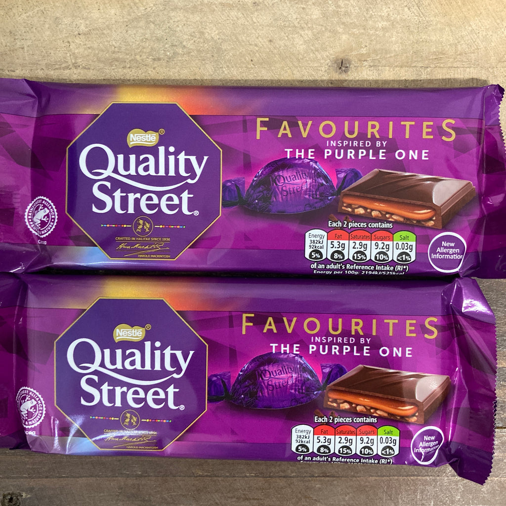 3x Quality Street Favourites The Purple One Sharing Chocolate Bars (3x ...