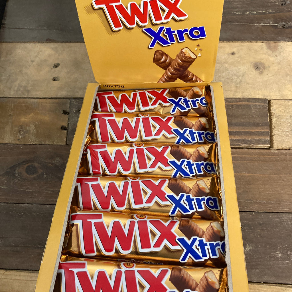 12x Twix Xtra Chocolate Biscuit Twin Bars (12x75g) & Low Price Foods Ltd
