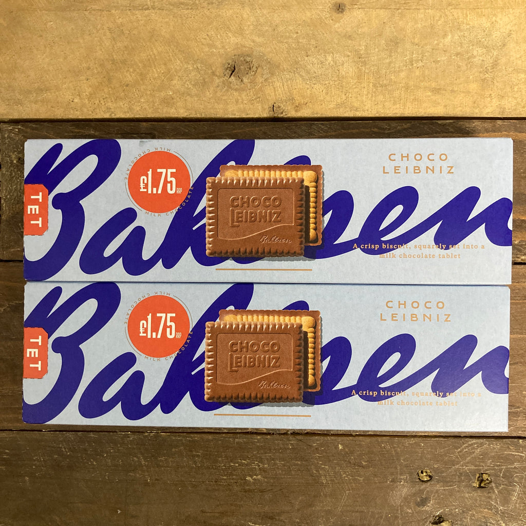 2x Bahlsen Milk Choco Leibniz Biscuit Packs (2x125g) & Low Price Foods Ltd