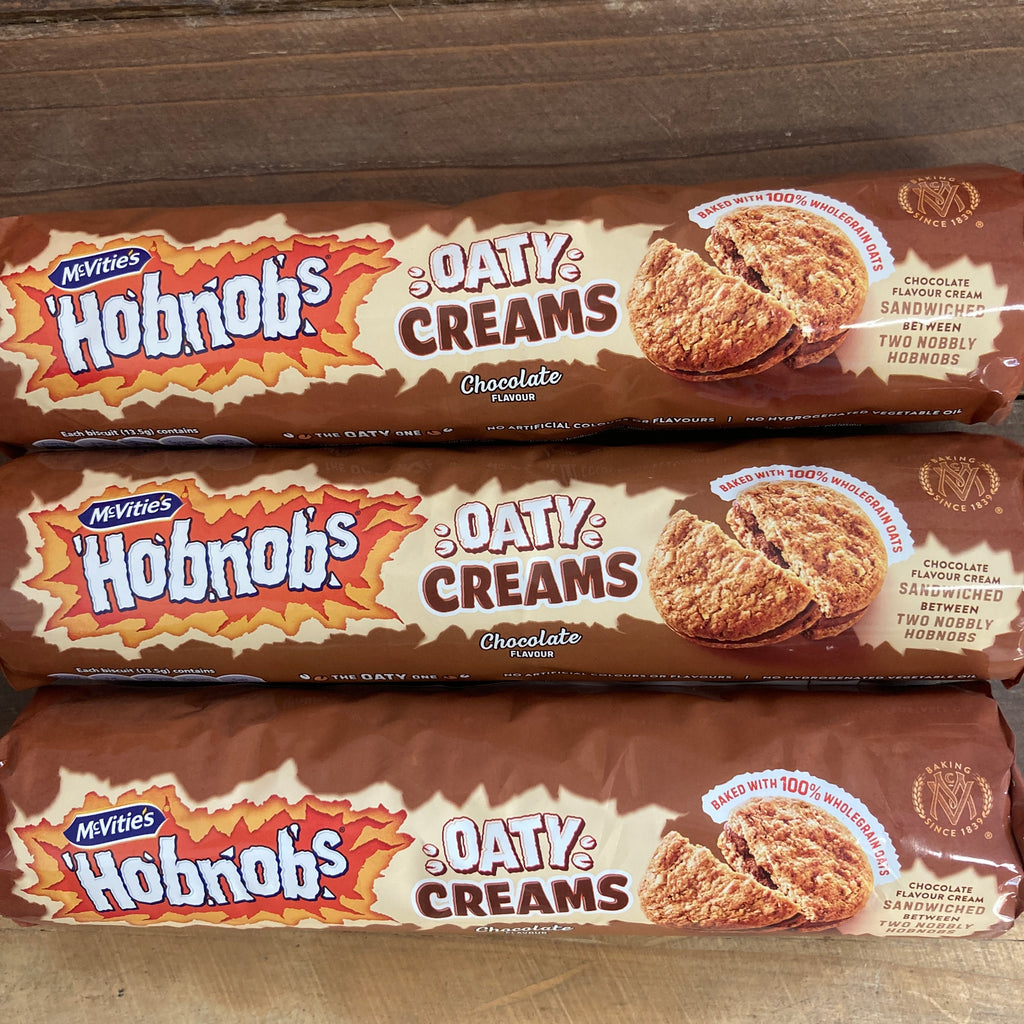 3x McVities Hobnobs Chocolate Cream Biscuits (3x160g) & Low Price Foods Ltd
