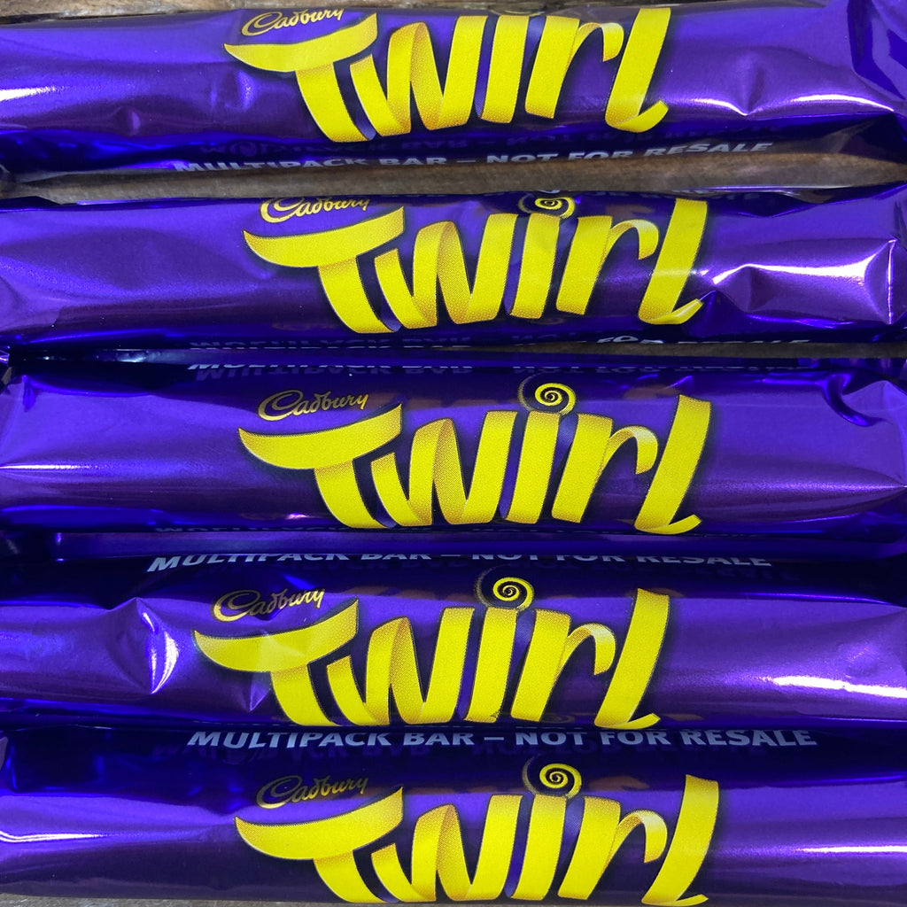 20x Cadbury Twirl Chocolate Bars (2 Packs of 10x21.5g) & Low Price ...