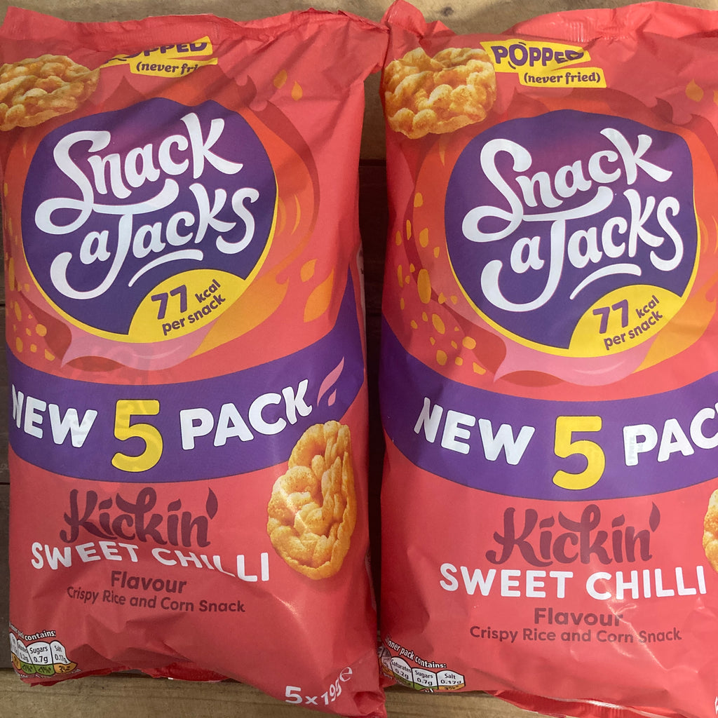 10x Snack A Jacks Sweet Chilli Bags (2 Packs of 5x19g) & Low Price ...