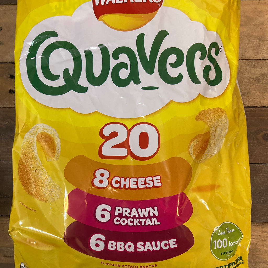 20x Walkers Quavers Variety Snacks (1 Pack of 20x16g) & Low Price Foods Ltd