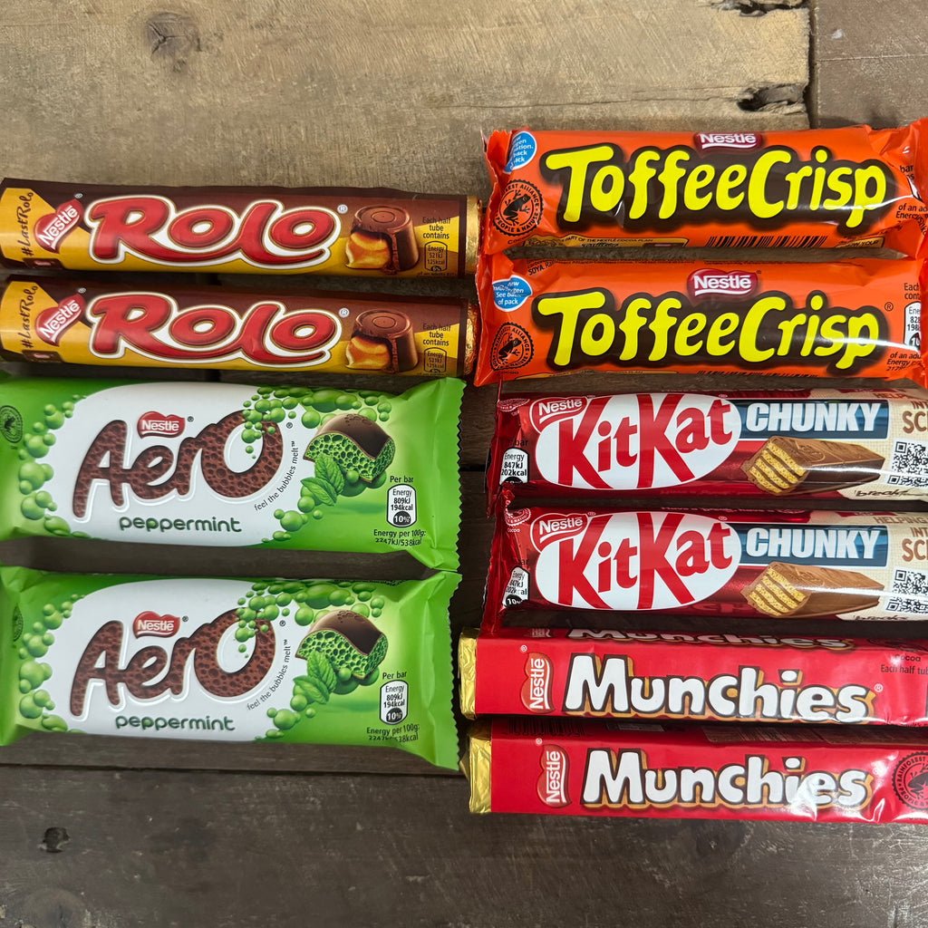 10x Nestle Milk Chocolate Full Size Bars (2 Packs of 5 Bars) & Low ...
