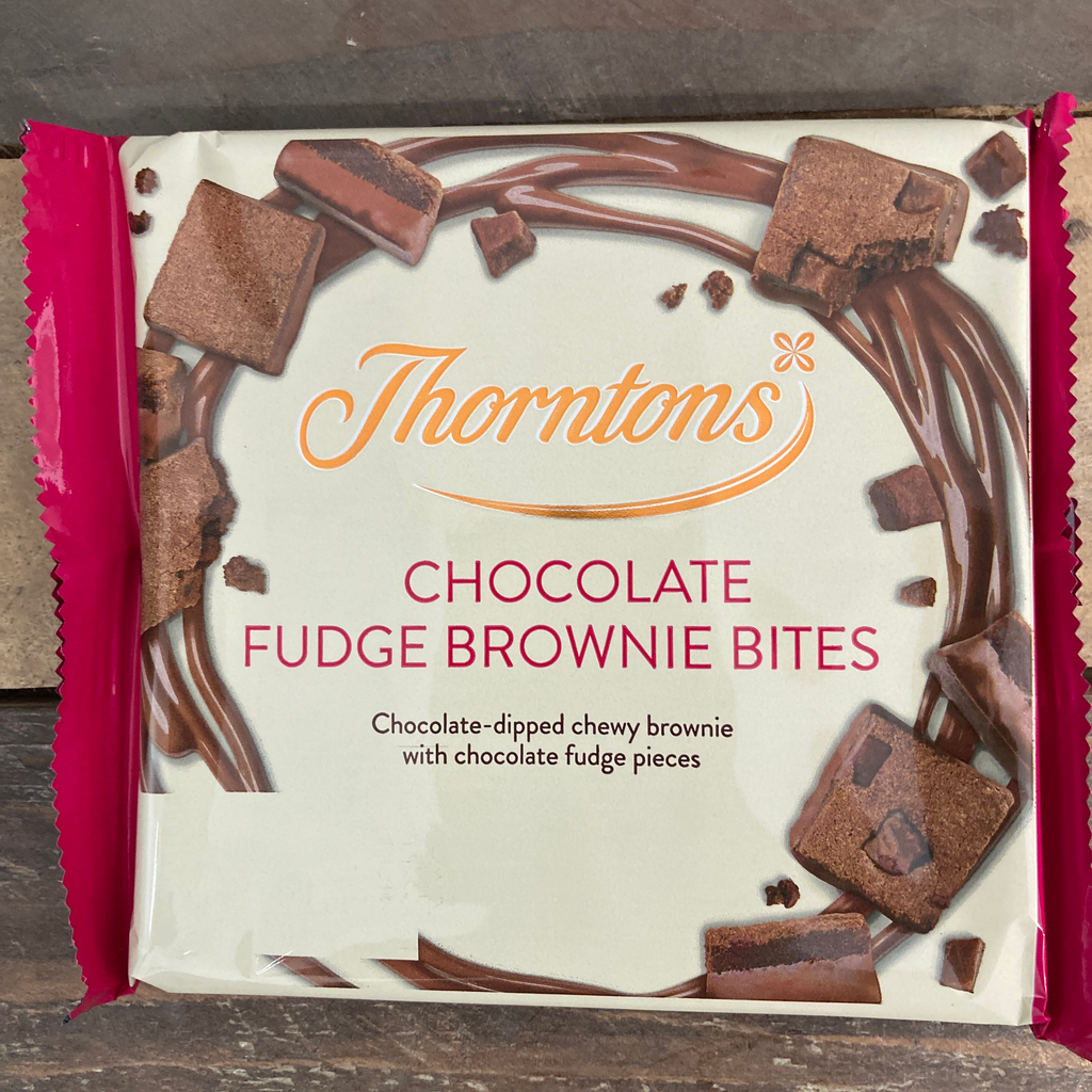 32x Thorntons Chocolate Fudge Brownie Bites (4 Packs of 8 Bites) & Low ...