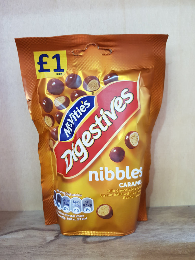 Mcvities Digestive Caramel Nibbles 80g & Low Price Foods Ltd
