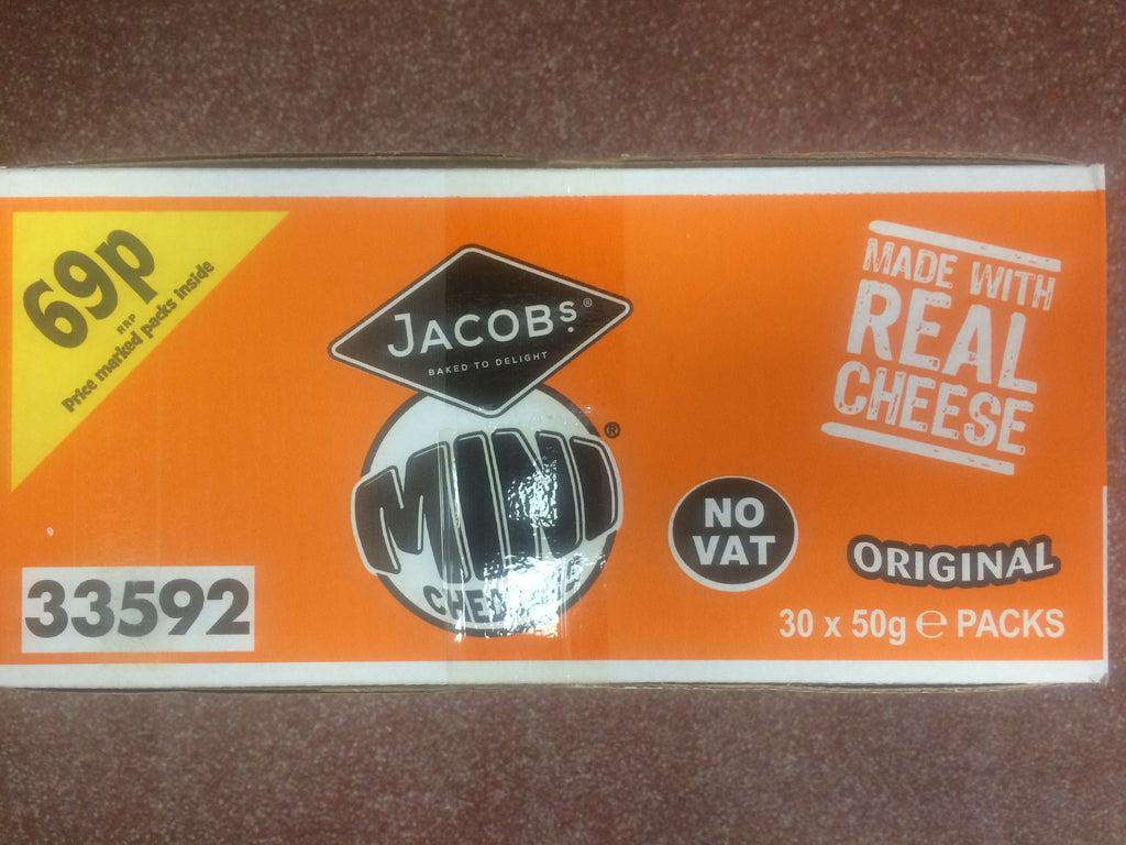 30x Mini Cheddars (Box of 30x50g) & Low Price Foods Ltd