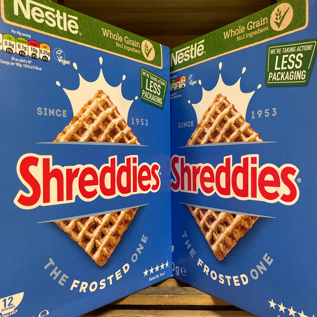 2x Nestle Frosted Shreddies Cereal Boxes (2x500g) & Low Price Foods Ltd