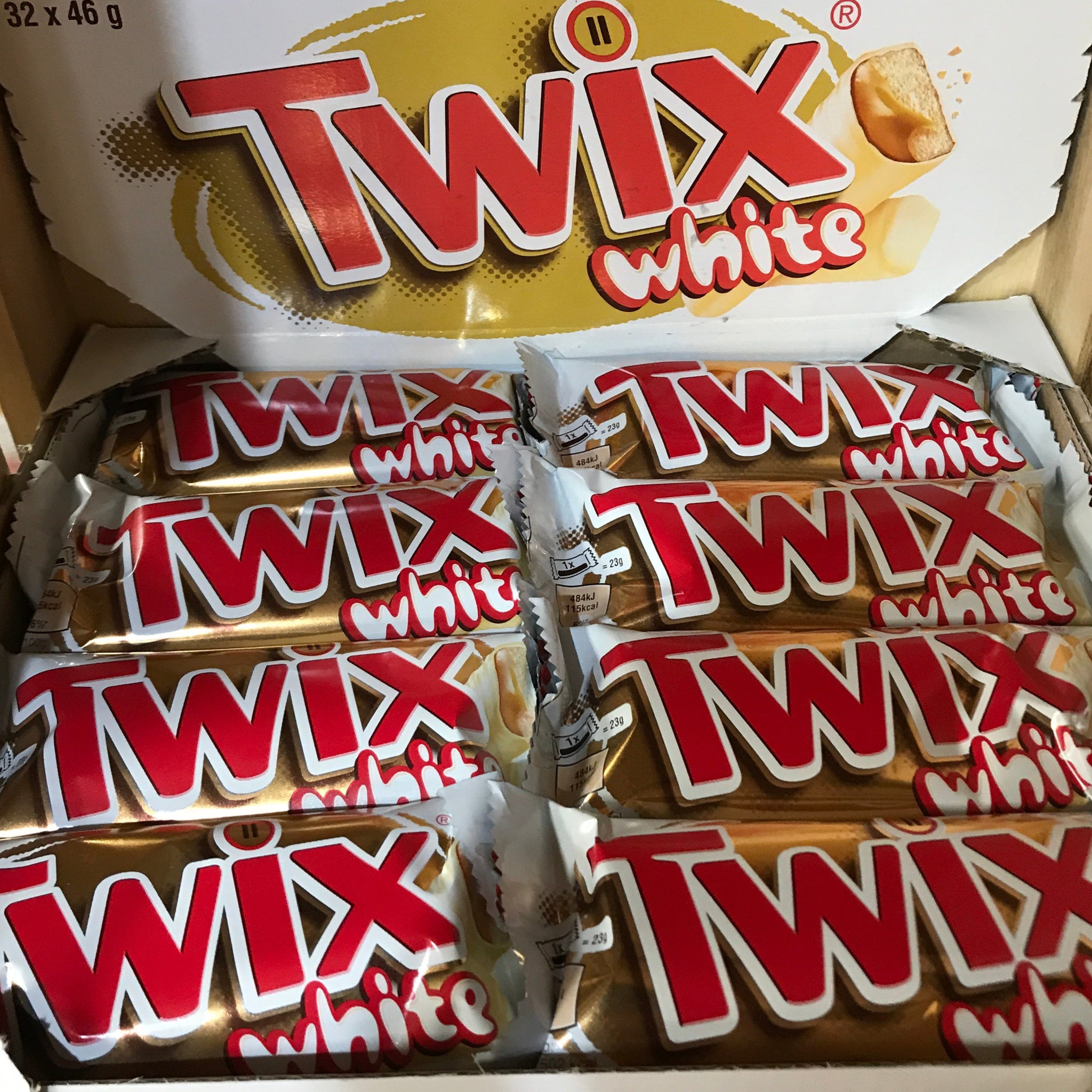 12x Twix White Chocolate Twin Bars (12x46g) & Low Price Foods Ltd