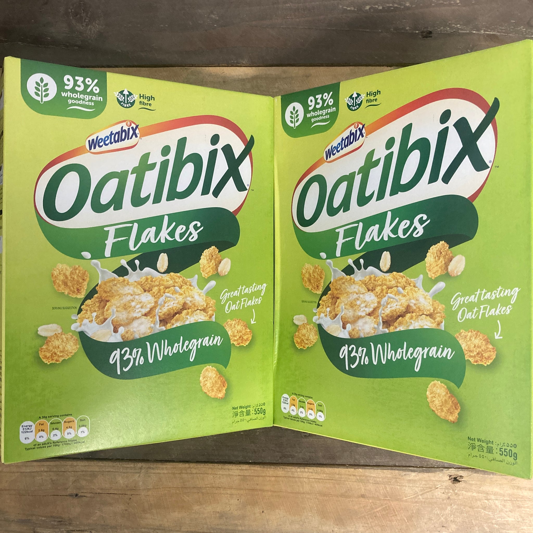 2x Weetabix Oatibix Flakes Cereal (2x550g) & Low Price Foods Ltd