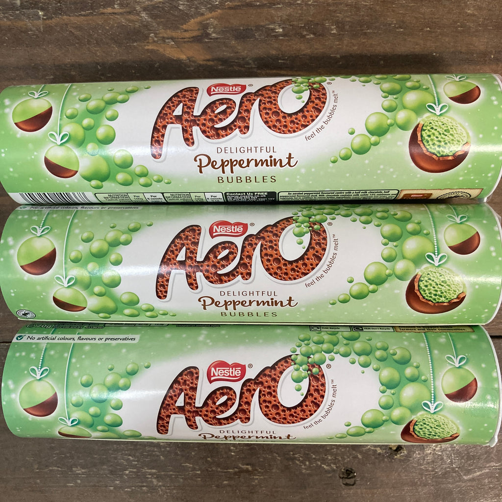 3x Aero Peppermint Bubbles Giant Tubes (3x70g) & Low Price Foods Ltd