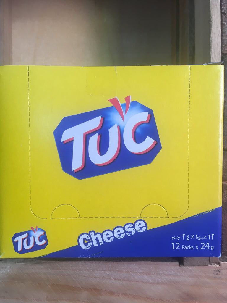 60x Packs of TUC Biscuits Cheese Flavour Snack 6x Biscuit Pack (12x24g ...