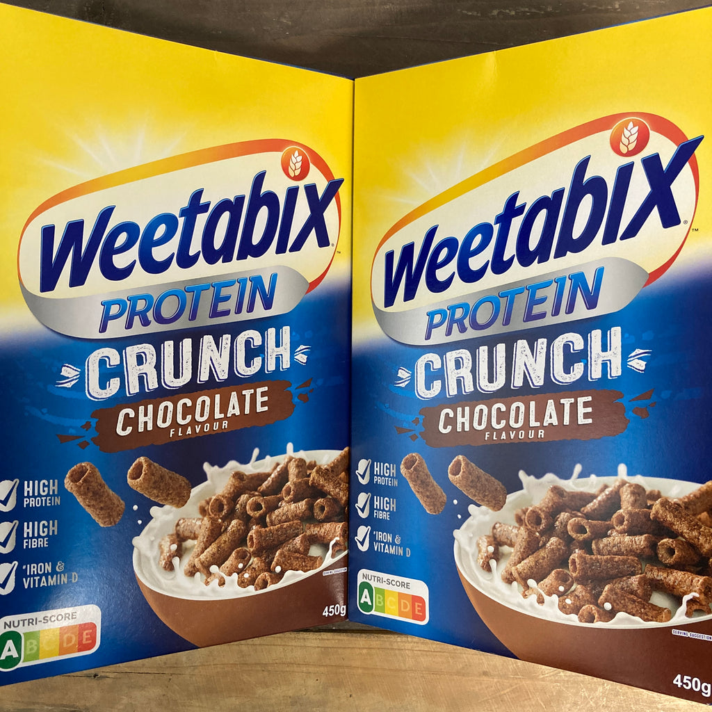 2x Weetabix Protein Crunch Chocolate Cereal (2x450g) & Low Price Foods Ltd