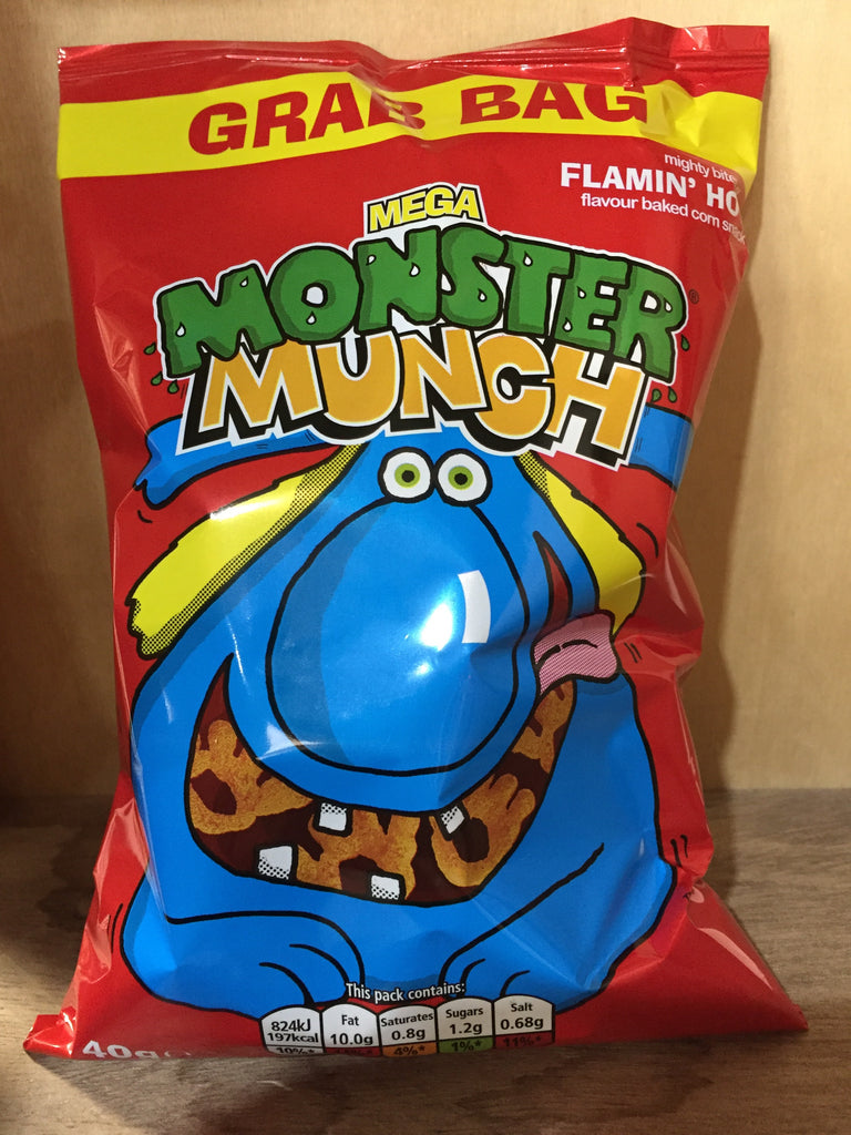 30x Monster Munch Flamin’ Hot Grab Bags (30x40g) & Low Price Foods Ltd