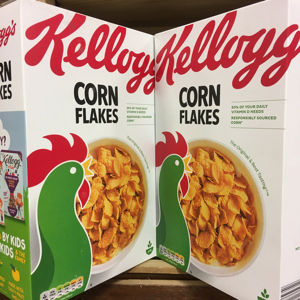 2x Kellogg's Corn Flakes Boxes (2x450g) & Low Price Foods Ltd